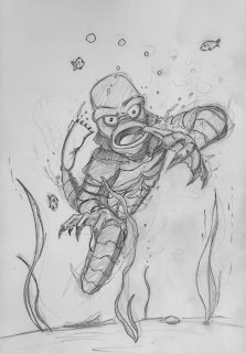 Drink Eat Draw: Gill Man