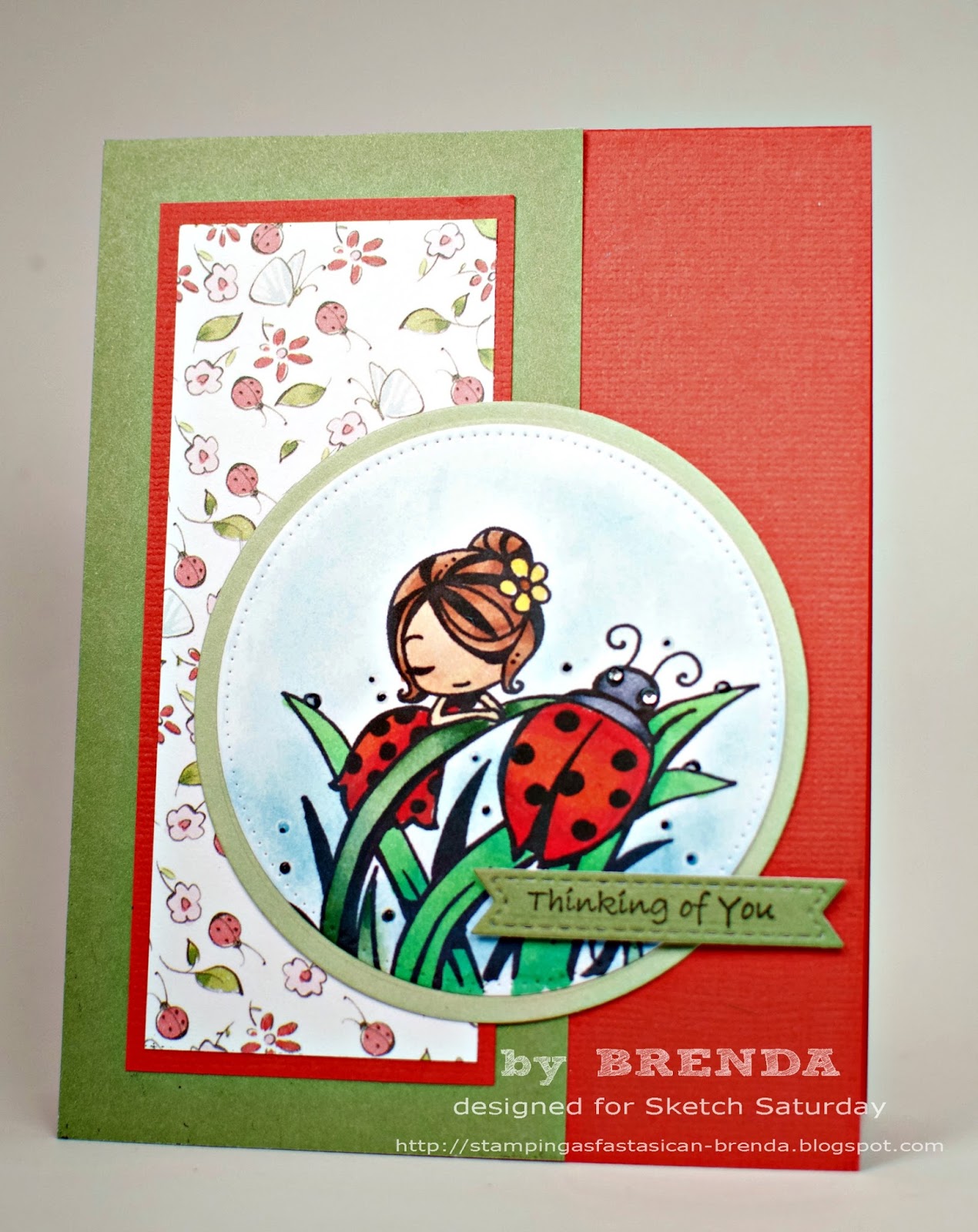 Stamping as Fast as I Can!: Ladybug