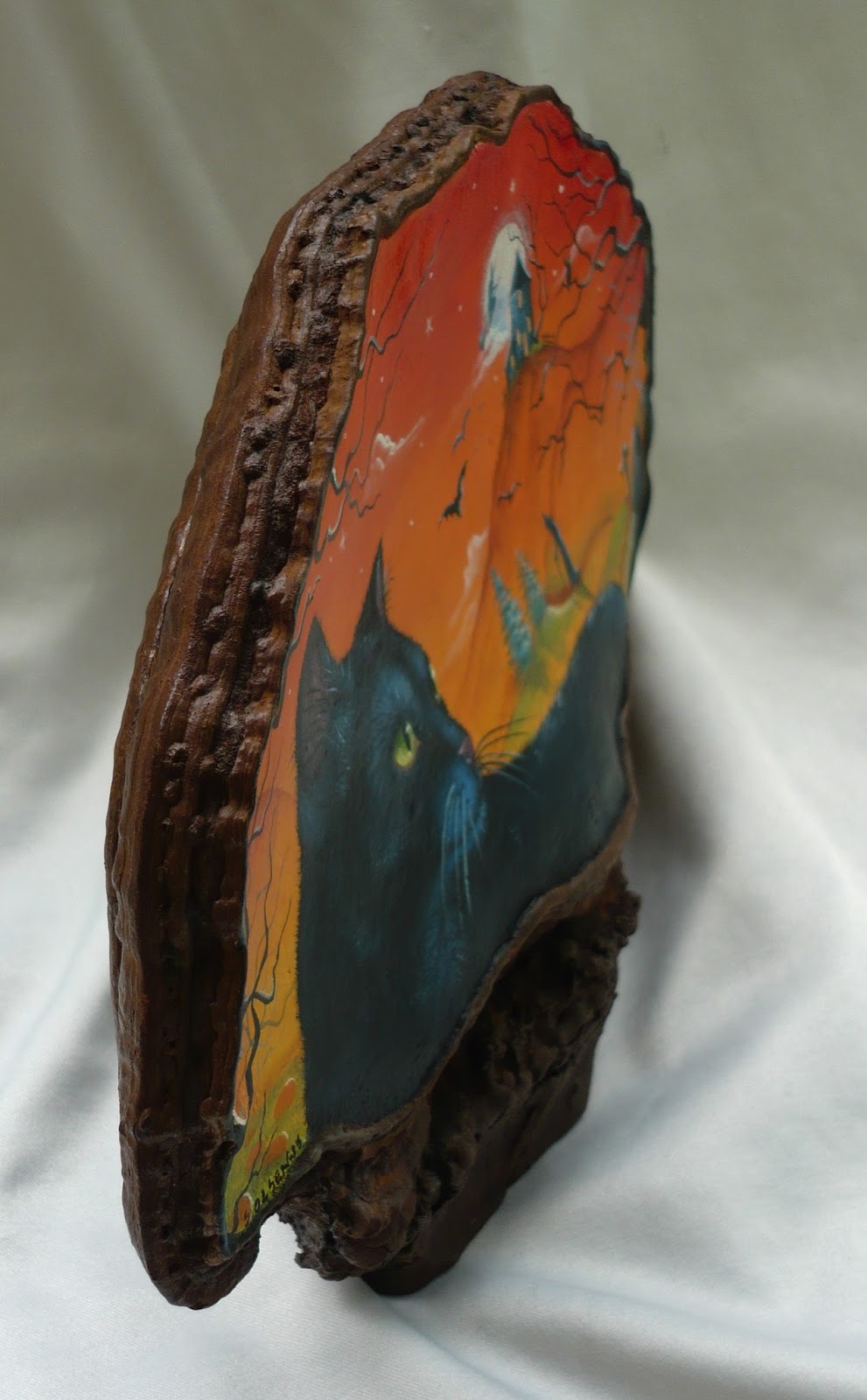 MAGIC BRUSH STUDIO: OOAK ORIGINAL TREE FUNGUS ART~