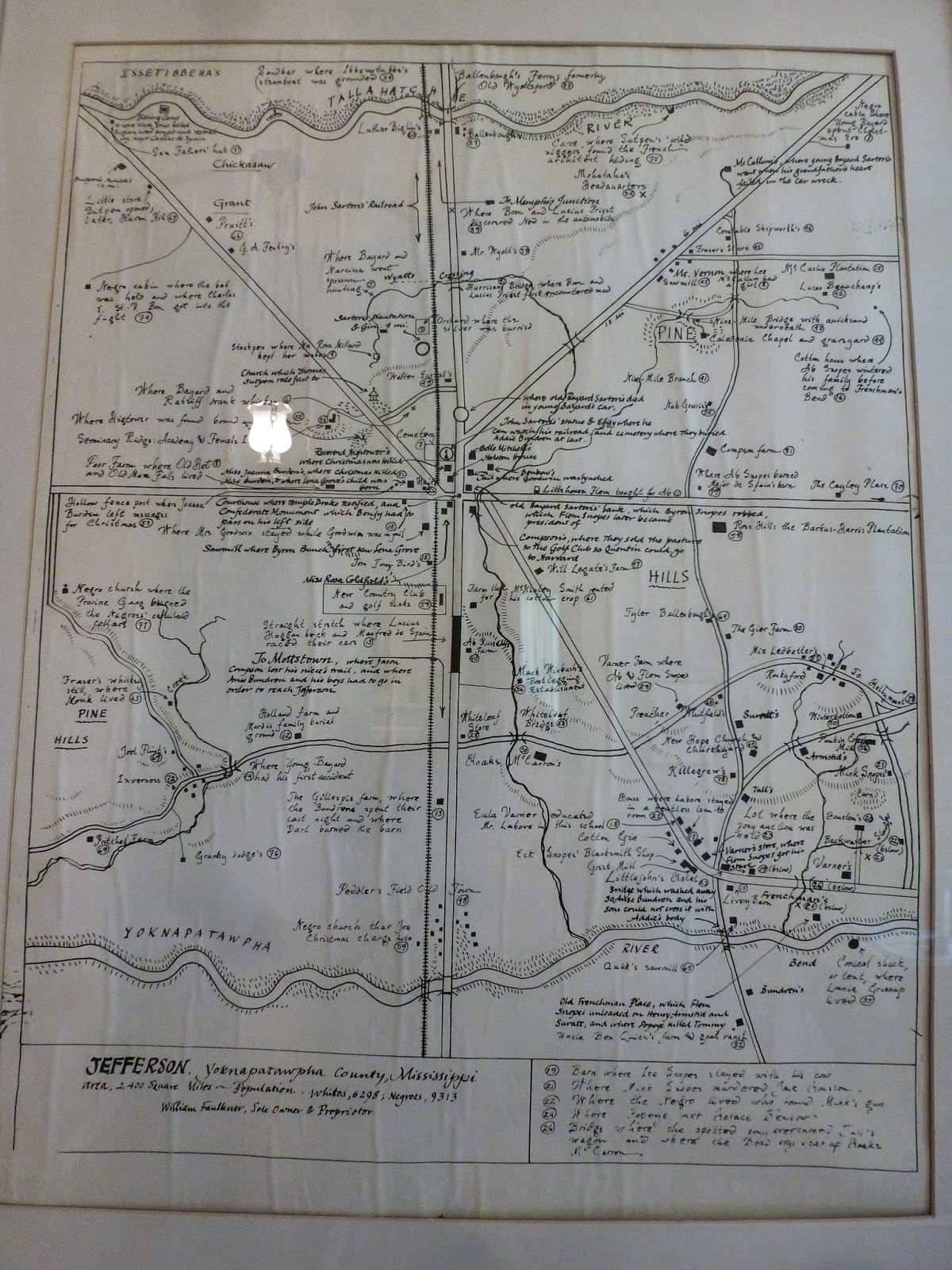 Are We There Yet?: Map of Yoknapatawpha County