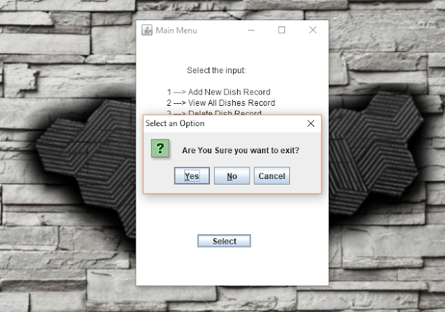 Java Project of restaurant dish menu System with File handling java IO | With Code