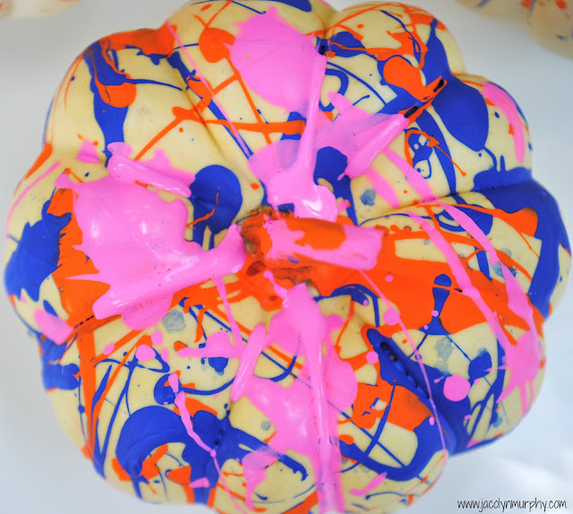Jac o' lyn Murphy: Pollock Pumpkins...Our Artsy Halloween Part 2
