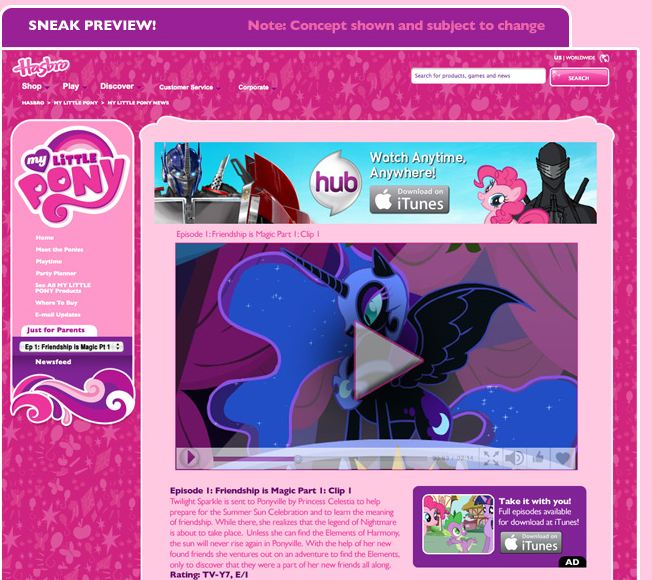 Equestria Daily - MLP Stuff!: My Little Pony Website Revamp