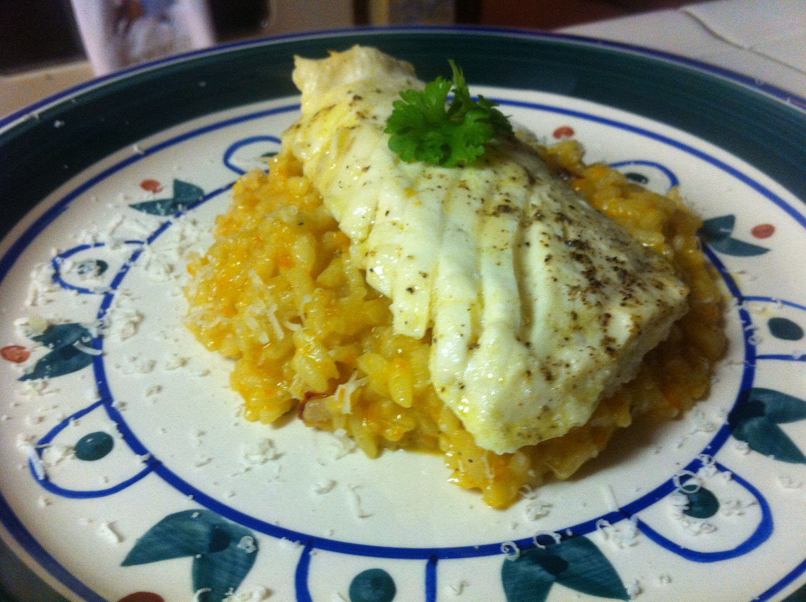 Bite and Booze: Poached Halibut Over Pensacola Porter Risotto