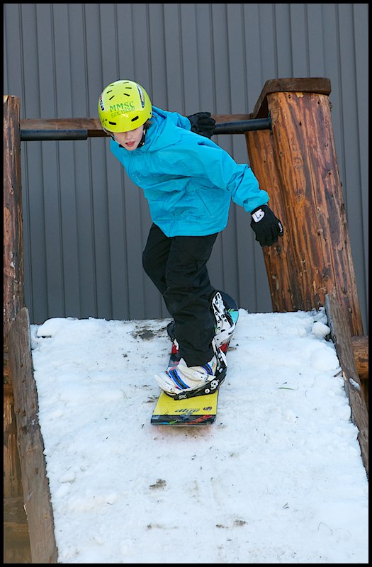 Brian Jenkins Photography: Mount Mansfield Snowboard Club Rail Jam