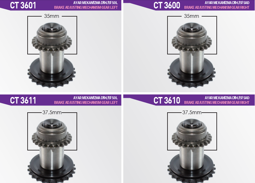 Continual Brake Caliper Repair Kits For Truck Bus and Van: Meritor Type ...