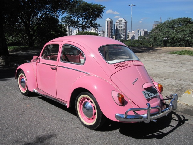fusca rosa à venda