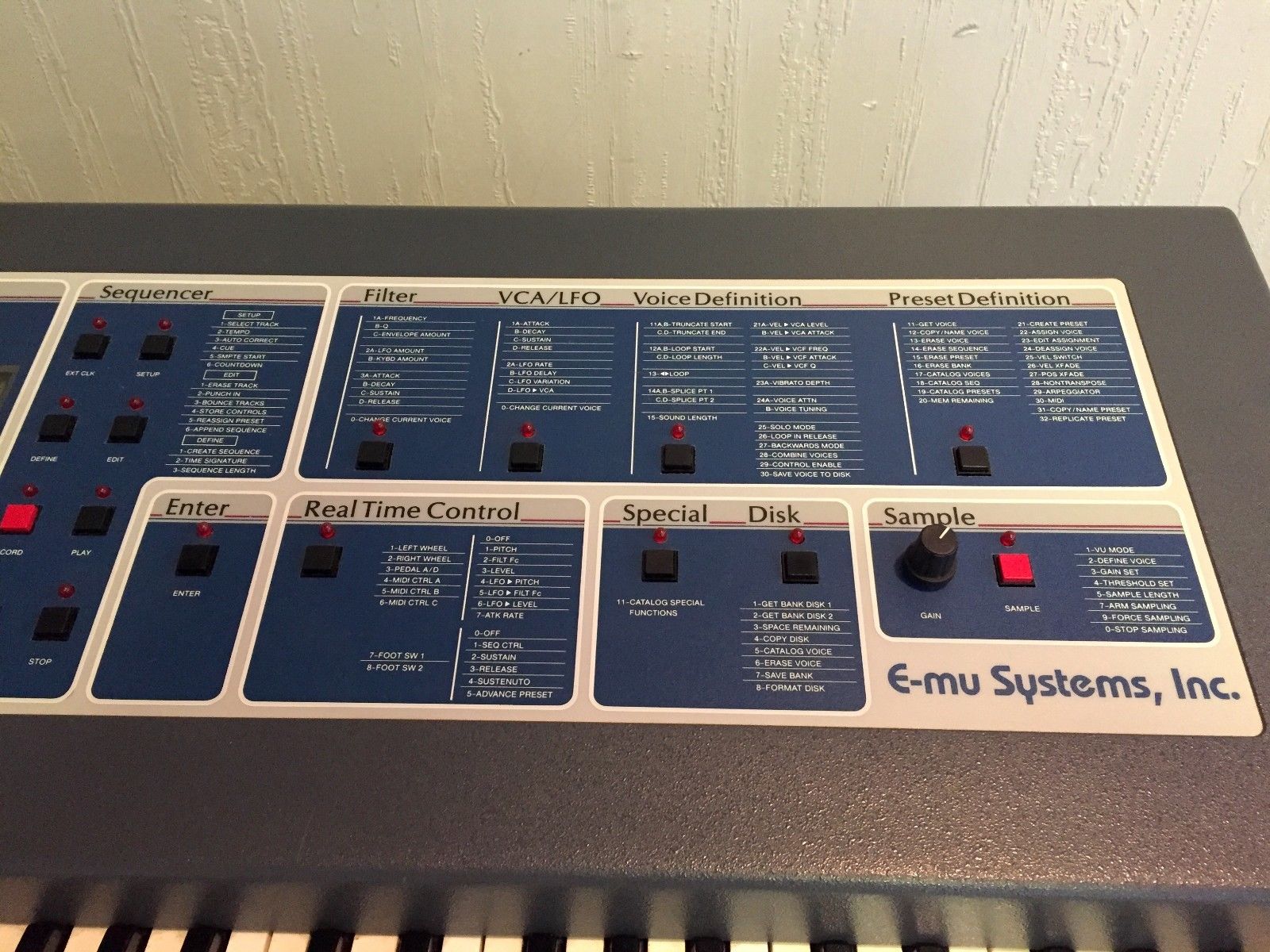 MATRIXSYNTH: EMU Emulator II Vintage Synthesizer w/ Disks & Chips