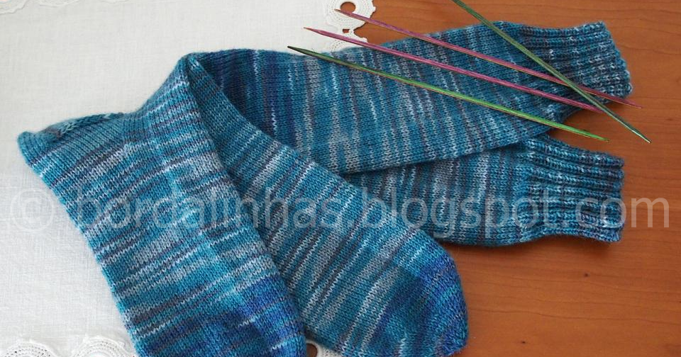 Bordalinhas: Meias azuis