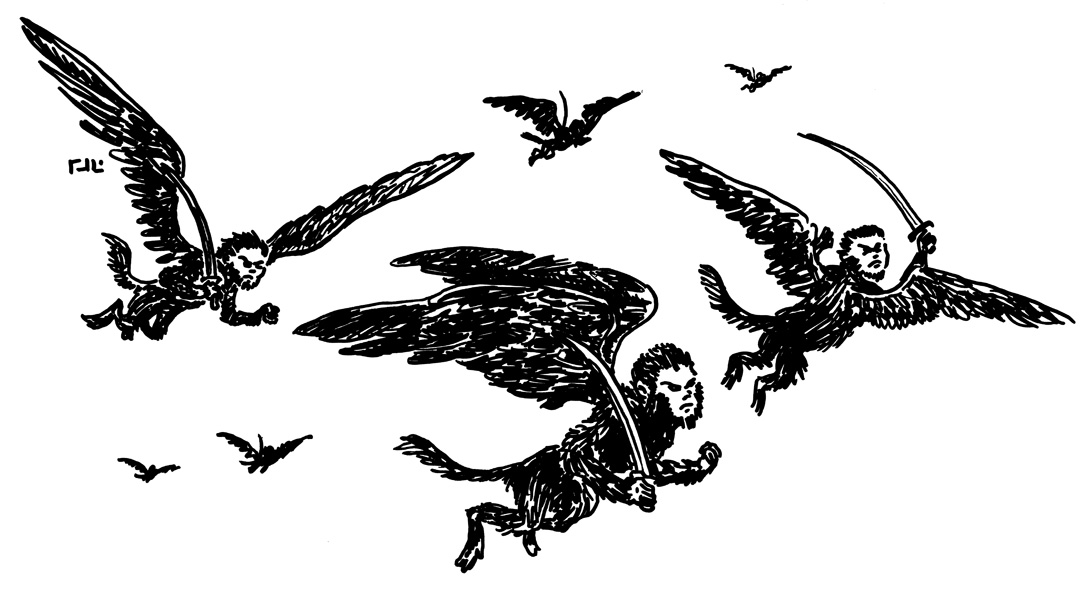 Save Vs. Dragon: New Oe/BX/1E Monster: Hsigo (Flying Monkey)