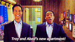 TV Shows Through GIFS: Troy and Abed Gifs