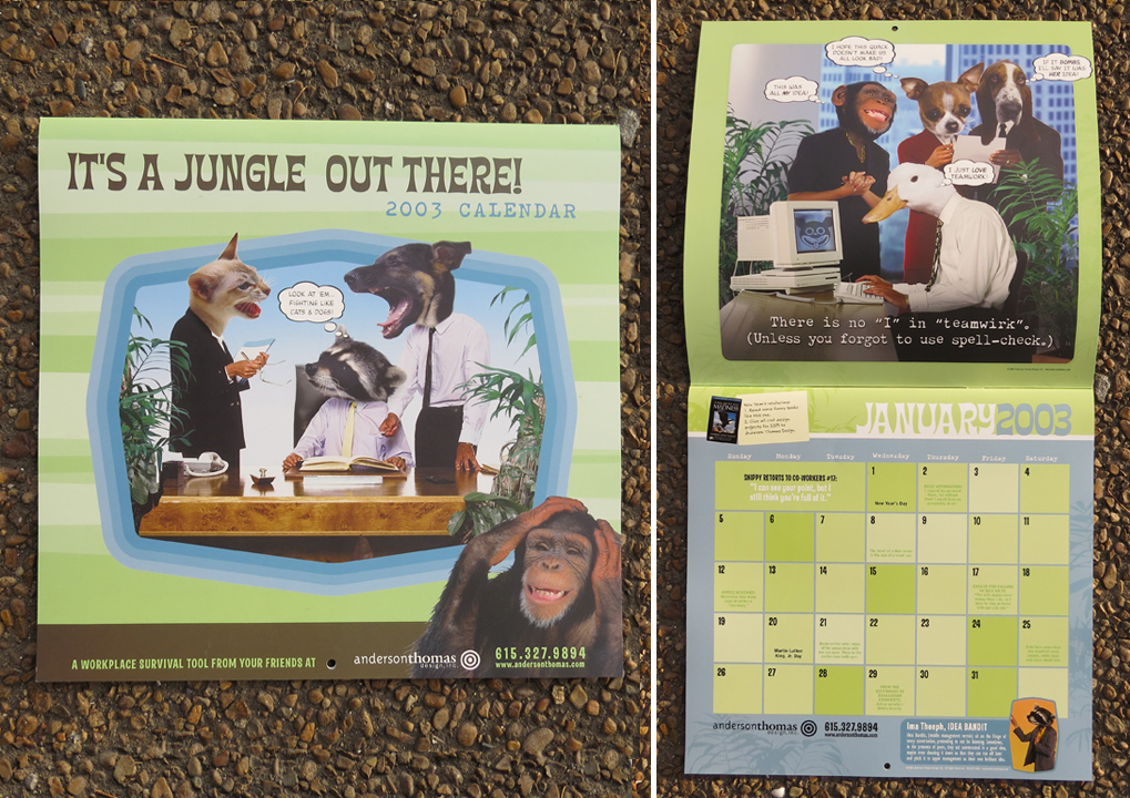 Anderson Design Group: Blog: Wall Calendars: A Date With Destiny