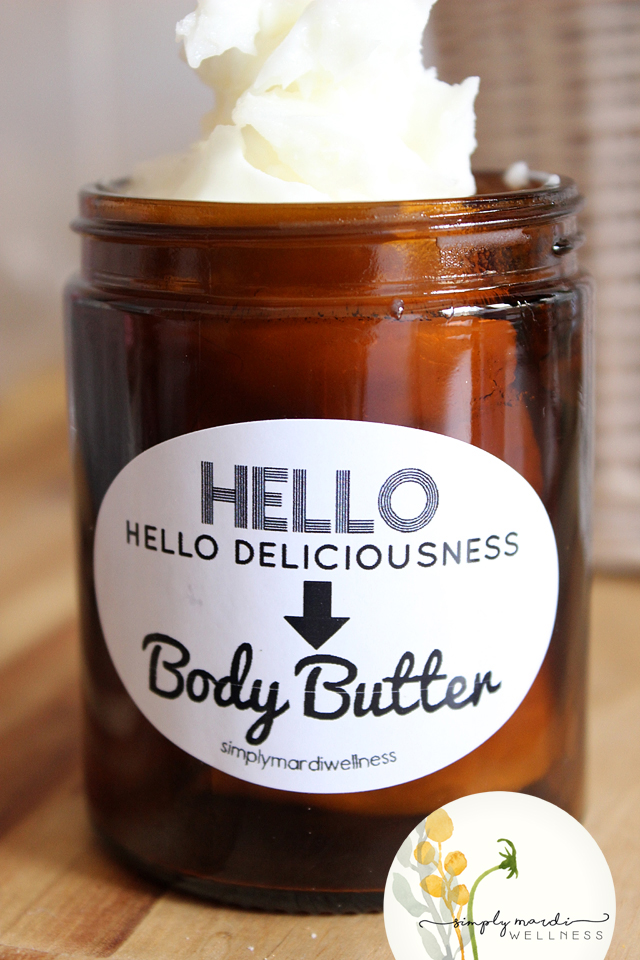 D.I.Y HELLO DELICIOUSNESS WHIPPED BODY BUTTER | Simply Mardi