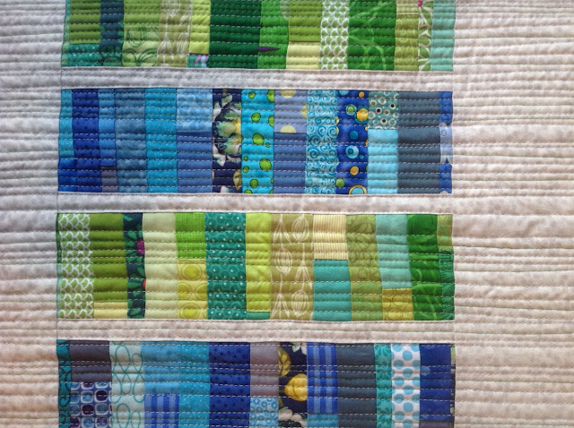 Patchy Work of Mini Grey: Matchstick Quilting