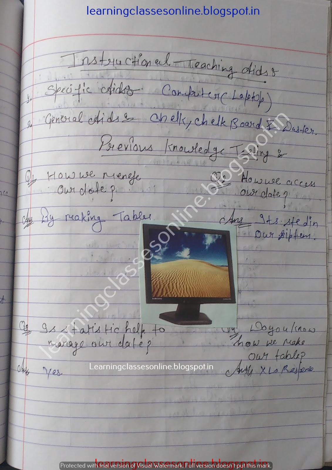 Lesson Plan For Computer Science For B Ed on DBMS