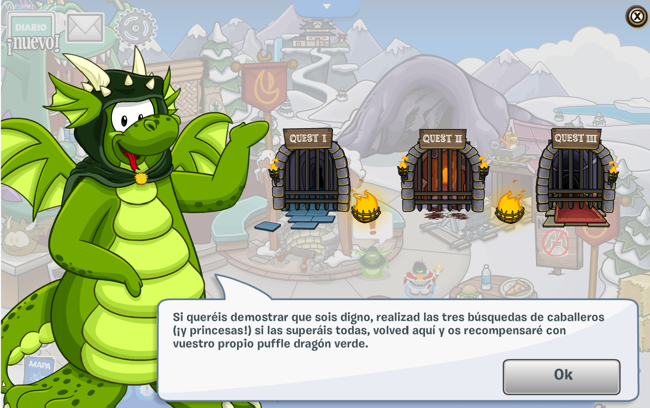 Tutorial: En Busca del Puffle Dragón