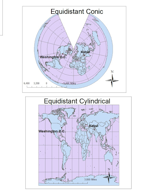 Geography 7: Geographic Information Systems: Week 6: Projection in ArcGIS