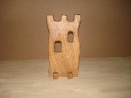 House on the Rock: Wooden castle blocks