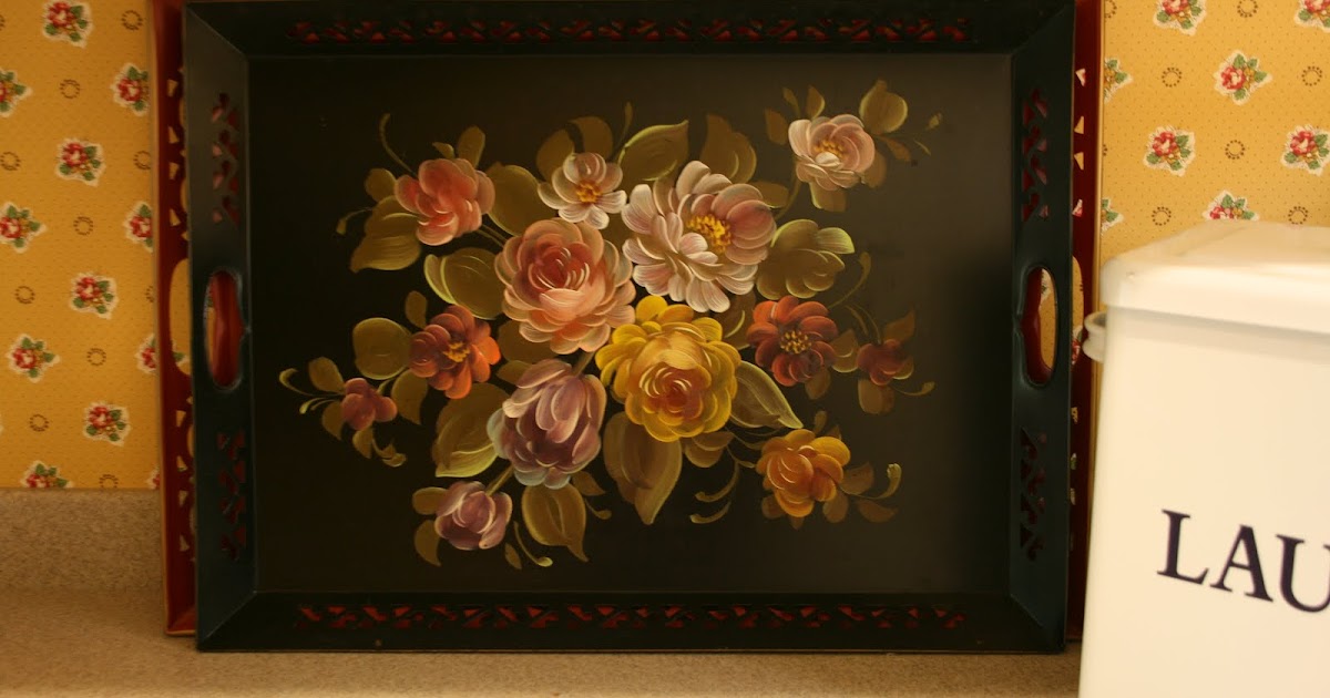 vignette design: Timeless Tole Trays?
