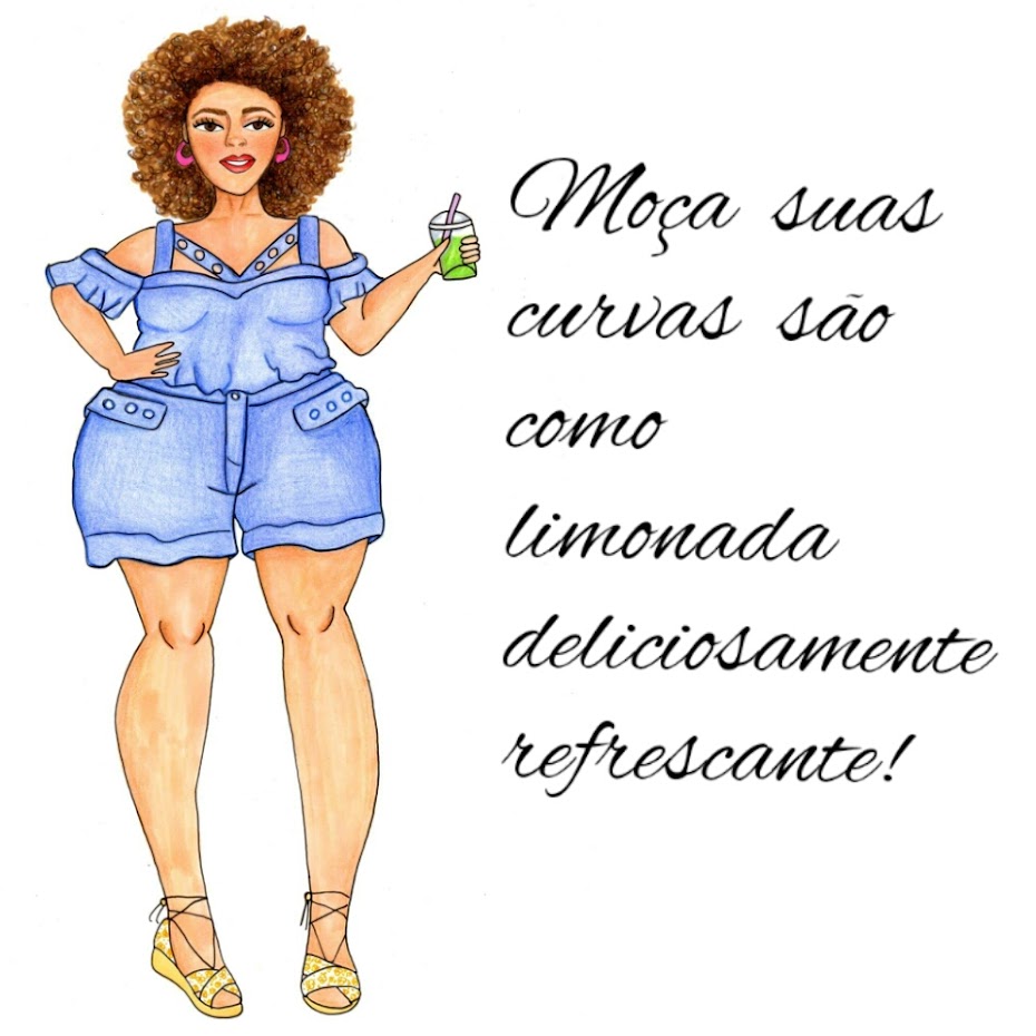 Ilustrações da Martina Nunes: Desenhando Seguidora #1 - Croqui Plus Size