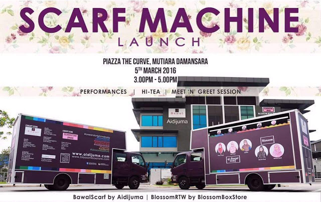 Aidijuma lancarkan Scarf Machine - emilinda