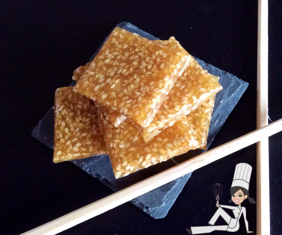 Les Délices d'Axelle: Nougat chinois ou nougatine au sésame