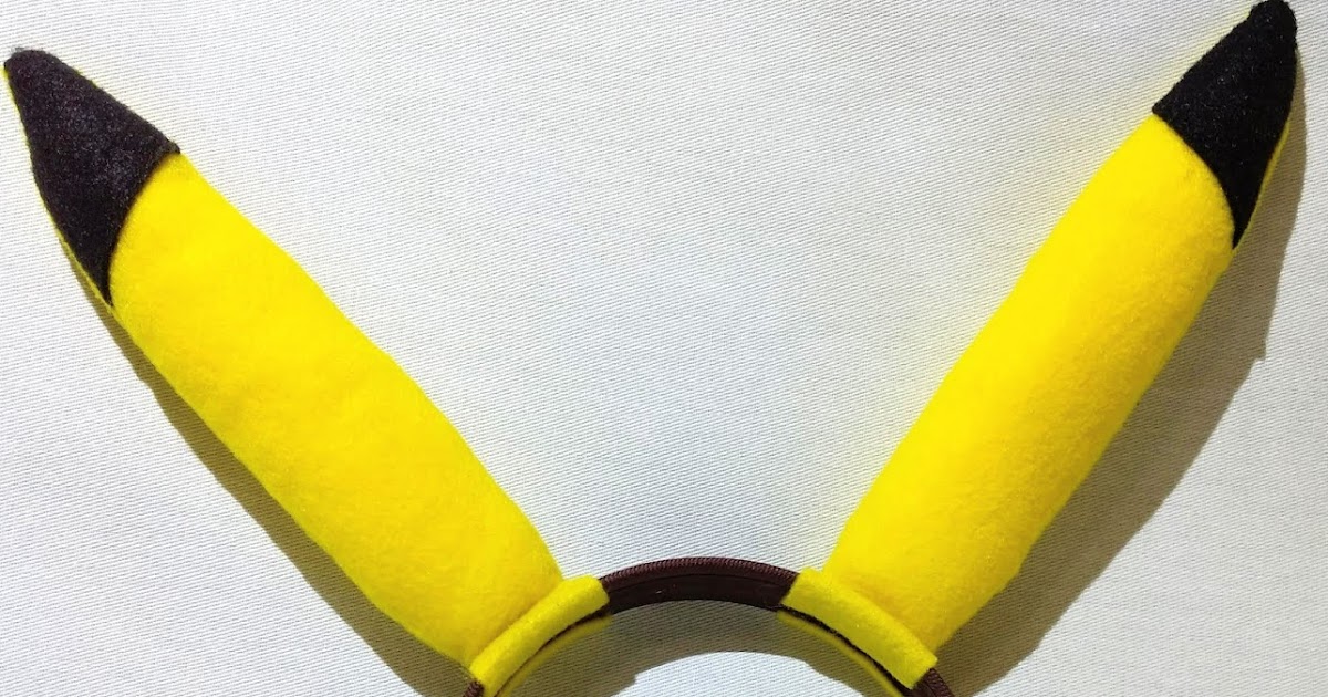 Amber's Craft a Week Blog: DIY Pikachu Fan Ears