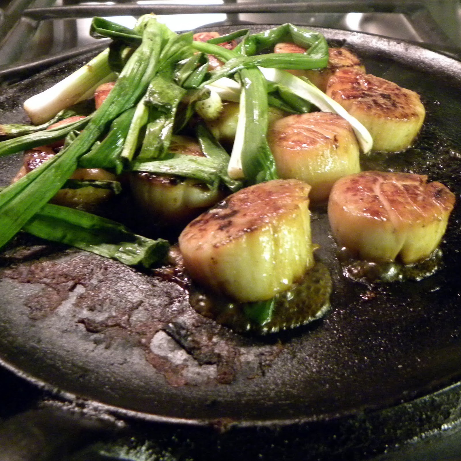 Cook's Cache: Sesame Ginger Grilled Scallops