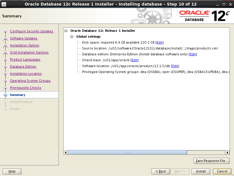 Installing Oracle 12c R1 Database Software On Linux 7 Oraclenext
