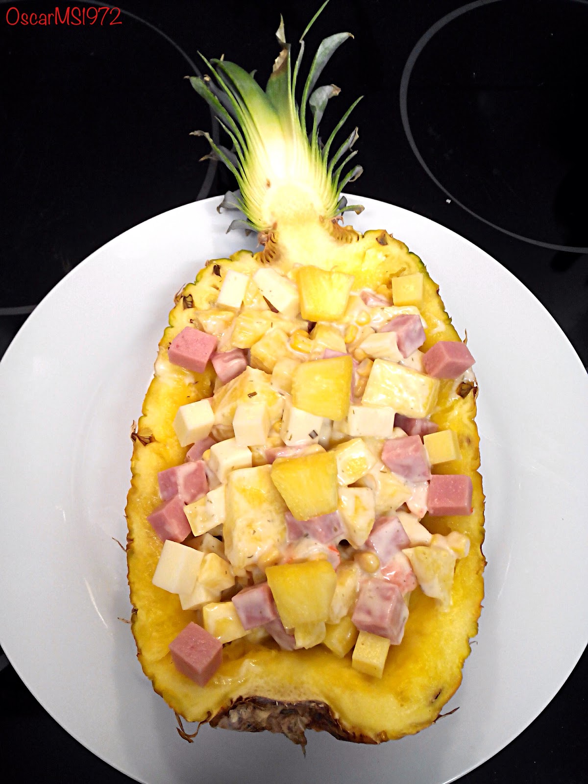 La cocina de Oscar: Piña rellena de...