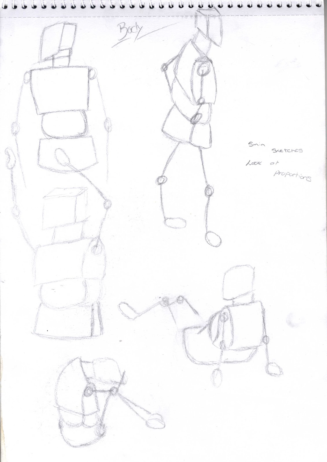 Drawing for Animation: Body proportions (Sem 1)