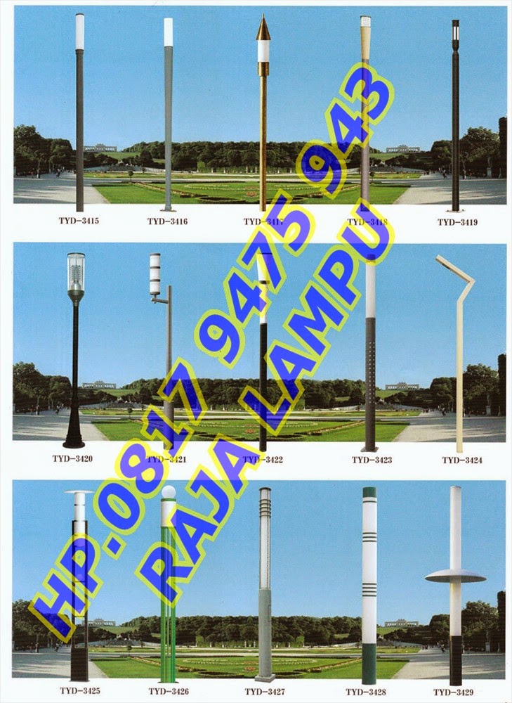 Pusat Penjualan Tiang Lampu & Lampu Hias: Tiang Lampu Taman Minimalis ...