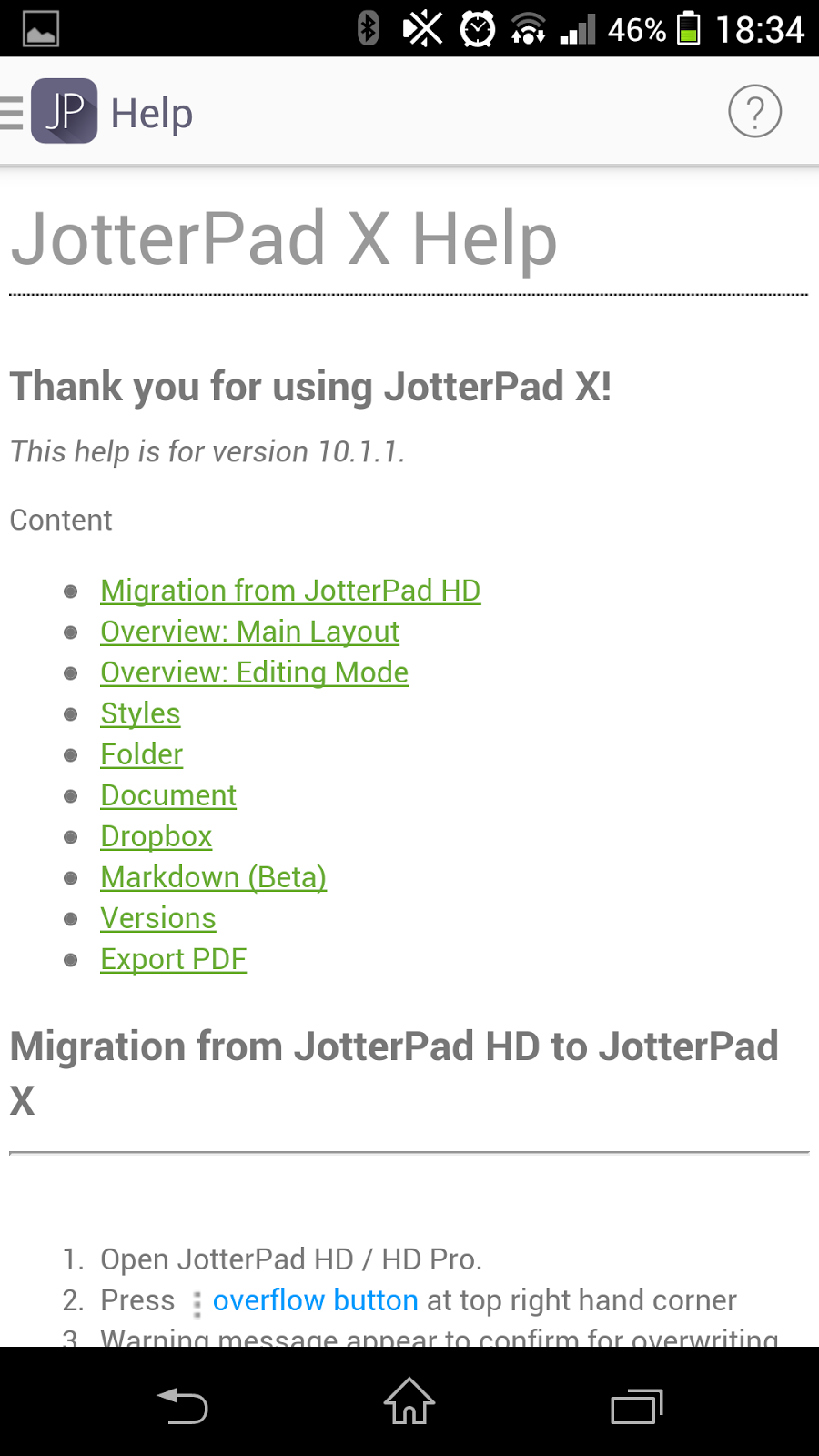 Testing the beautiful JotterPad X for Android - Markdown Writing App