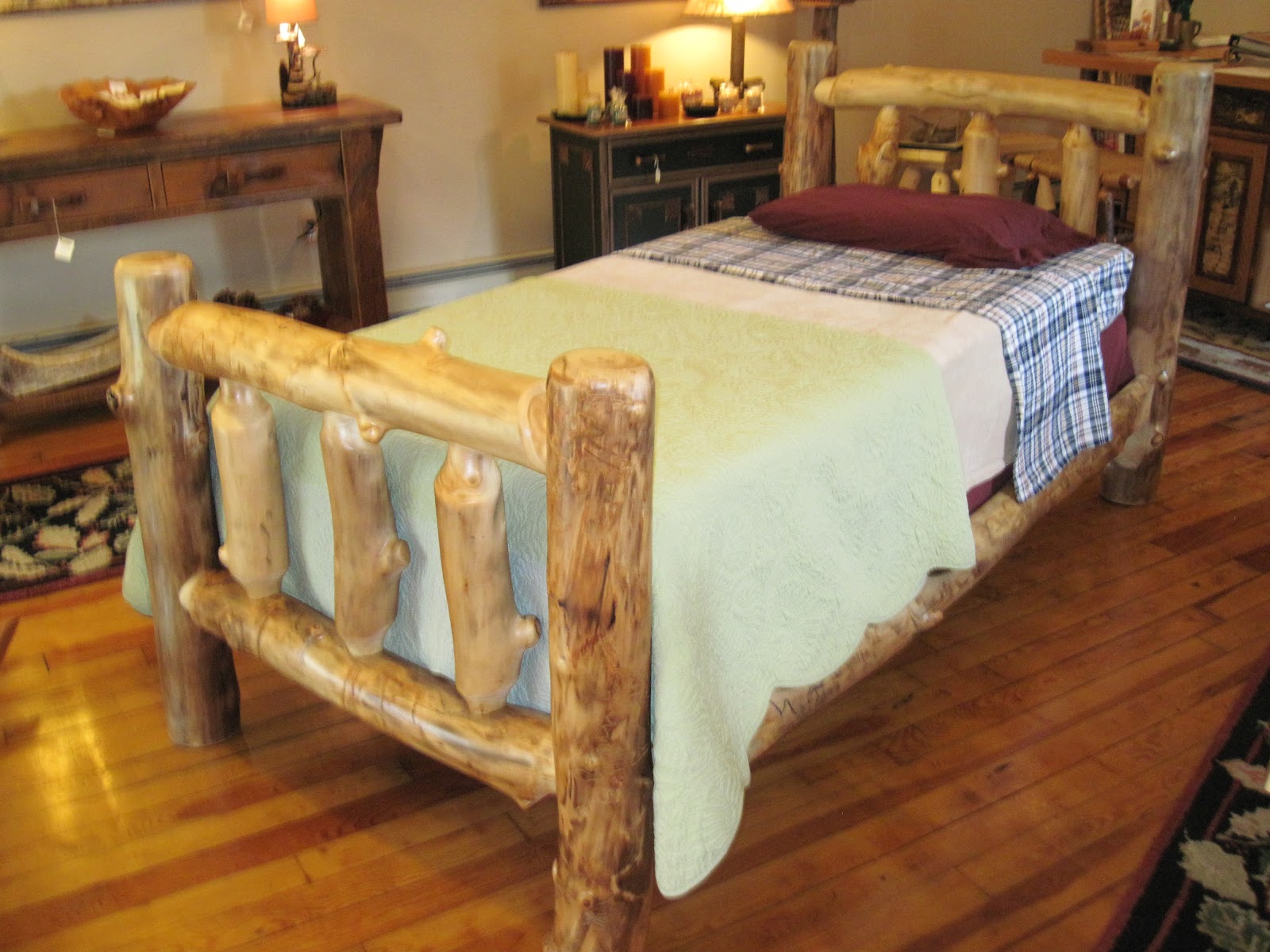 Go Rustic!: Aspen Log Furniture