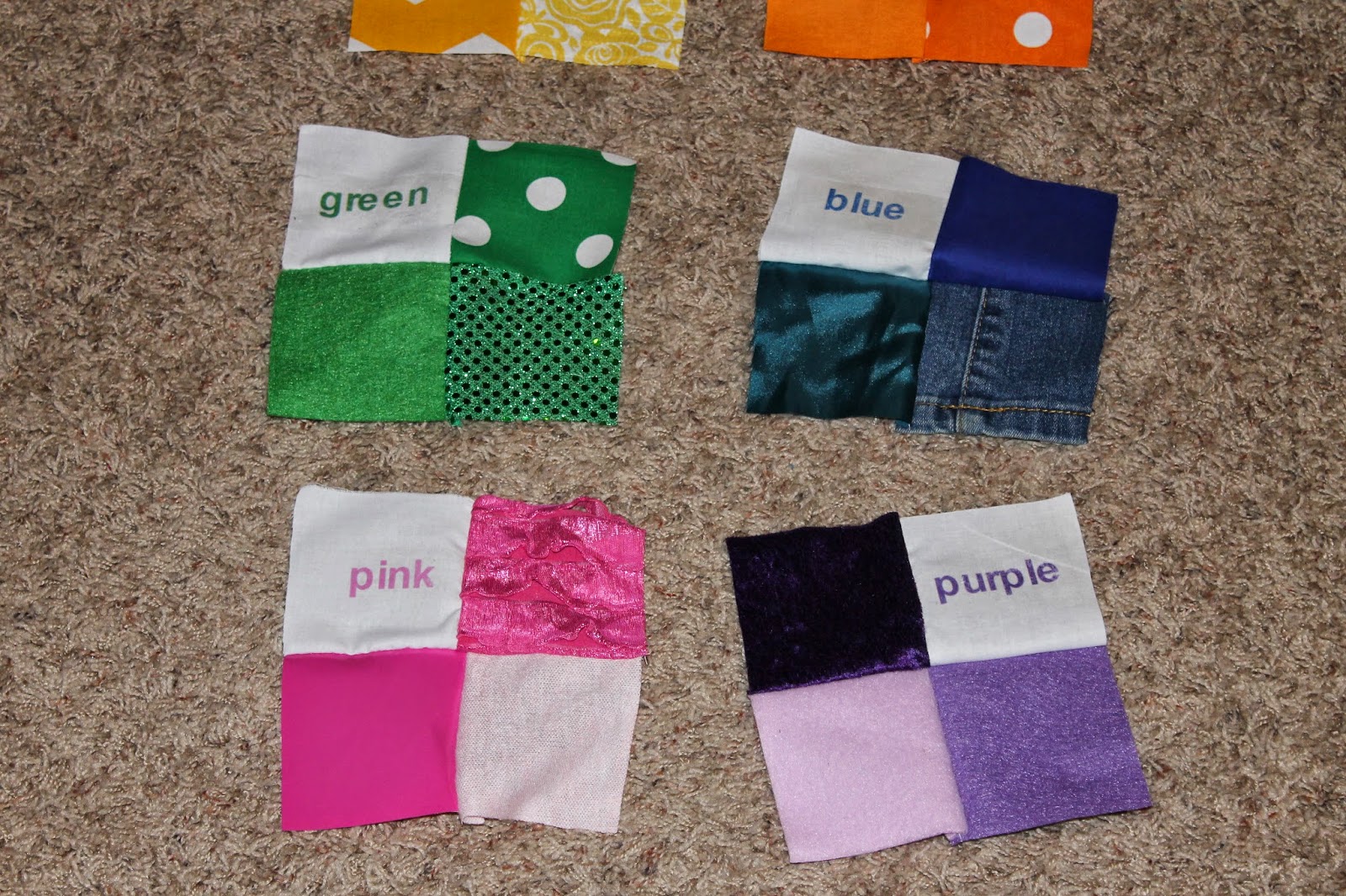 Lyndi's Projects: Color/Texture Book for Baby