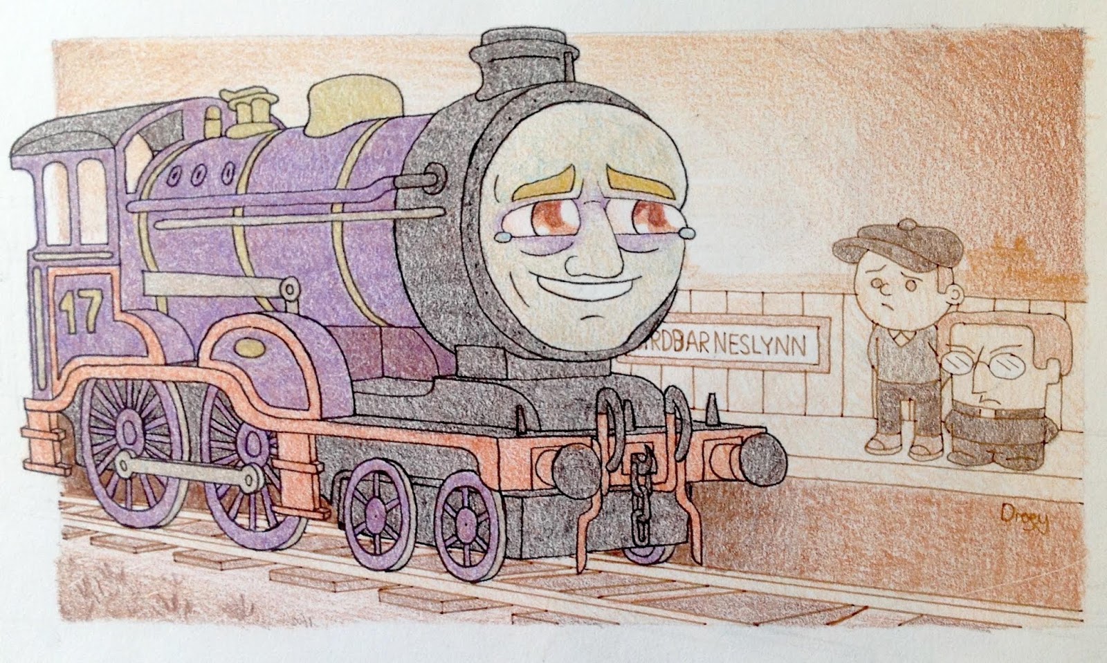 Droey's Draws: Technobian Train - Biofusion Experiment!