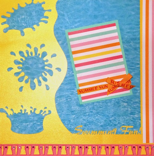 3 under 3 and more: Summer Scrapbook Page