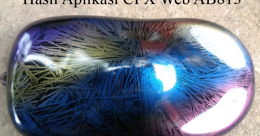 Aplikasi Crystal FX Web AB813 dengan Basecoat Colors