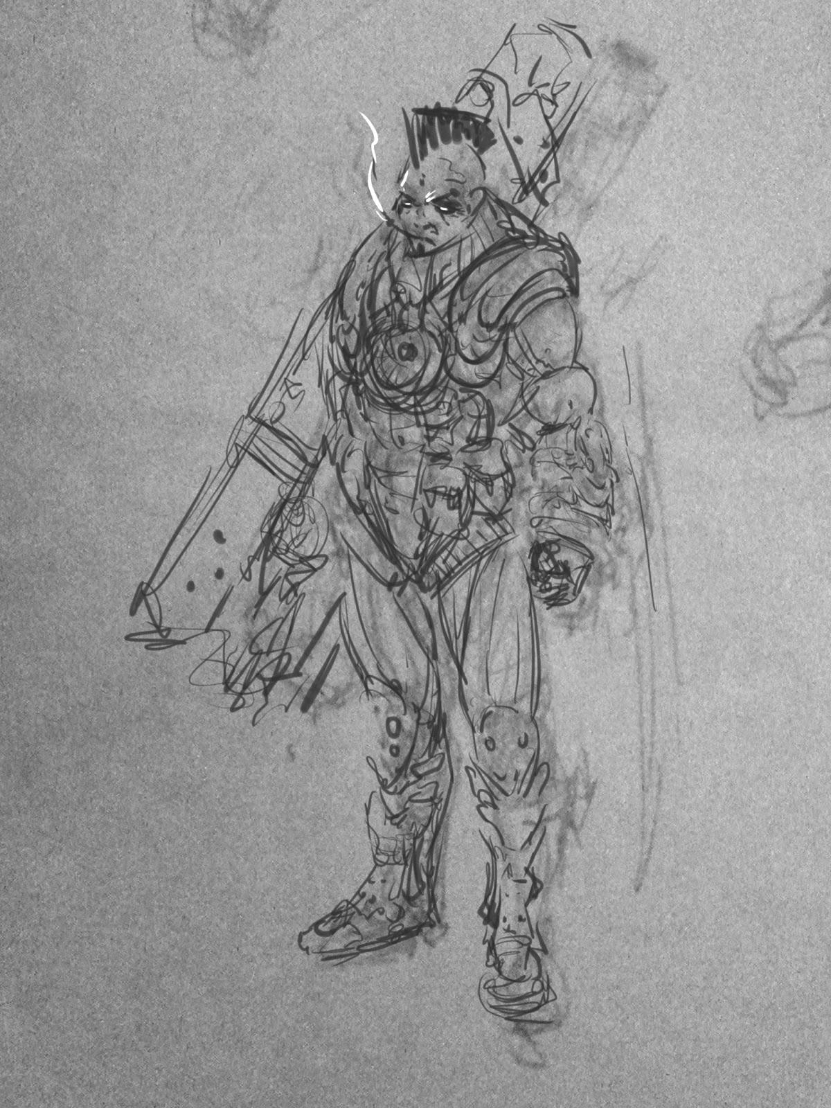 Darren Benton MA Masters : OMAC: Drawing For Concept Artists