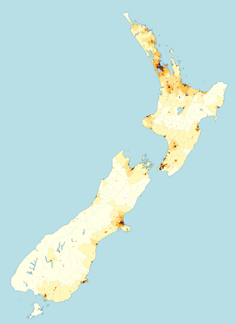 master maps: Mapping the population density of New Zealand with QGIS, SQLite and TileMill
