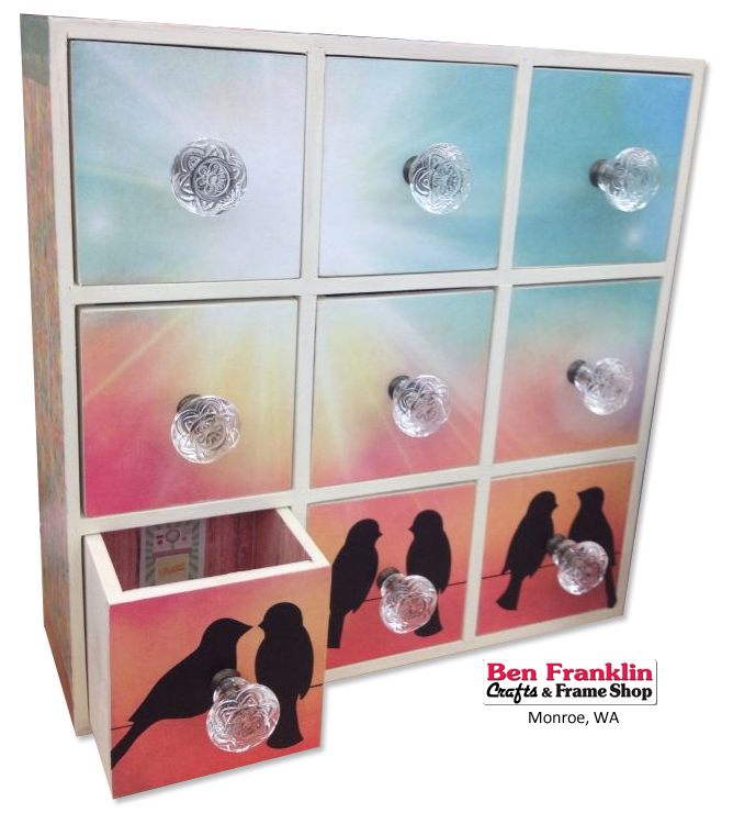 Ben Franklin Crafts and Frame Shop, Monroe, WA: DIY Small Wood Cabinet ...