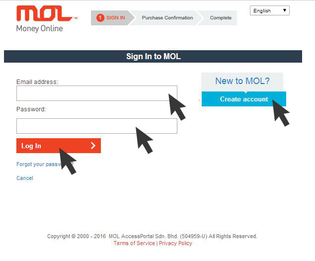 Tutorial Topup via mol point indonesia ~ Kami Senang Itu