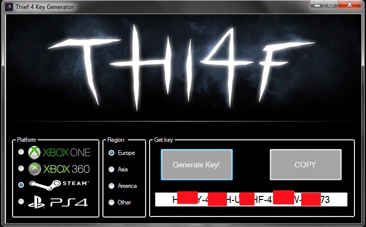 Thief 4 Key Generator ~ Safe Download Free And Legit Hacks For Games