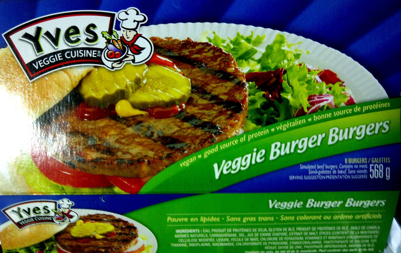 A vegan in Brampton, ON: Review of 'Yves' Veggie Burger Burgers