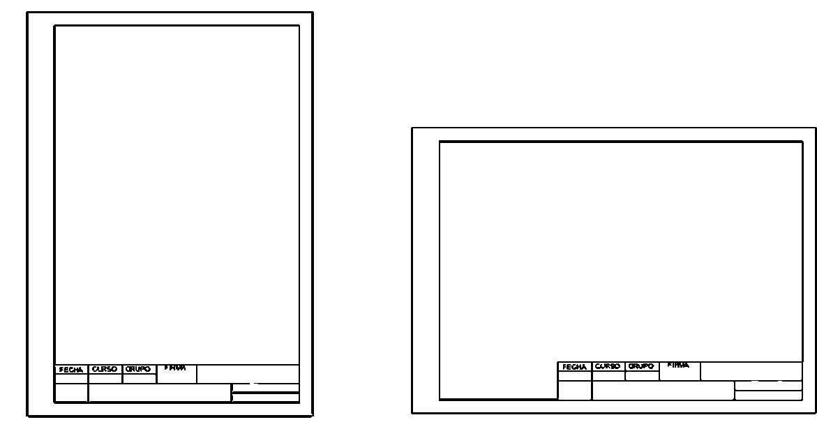 DIBUJO MARÍTIMO APLICADO: MARGENES DE DIN A3