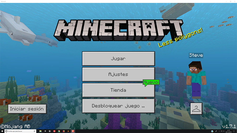 Jugando haciendo juegos: Interfaz de usuario: Minecraft