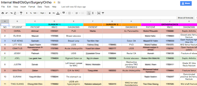 IMU Semester 10 Advice: Portfolio - patient allocation