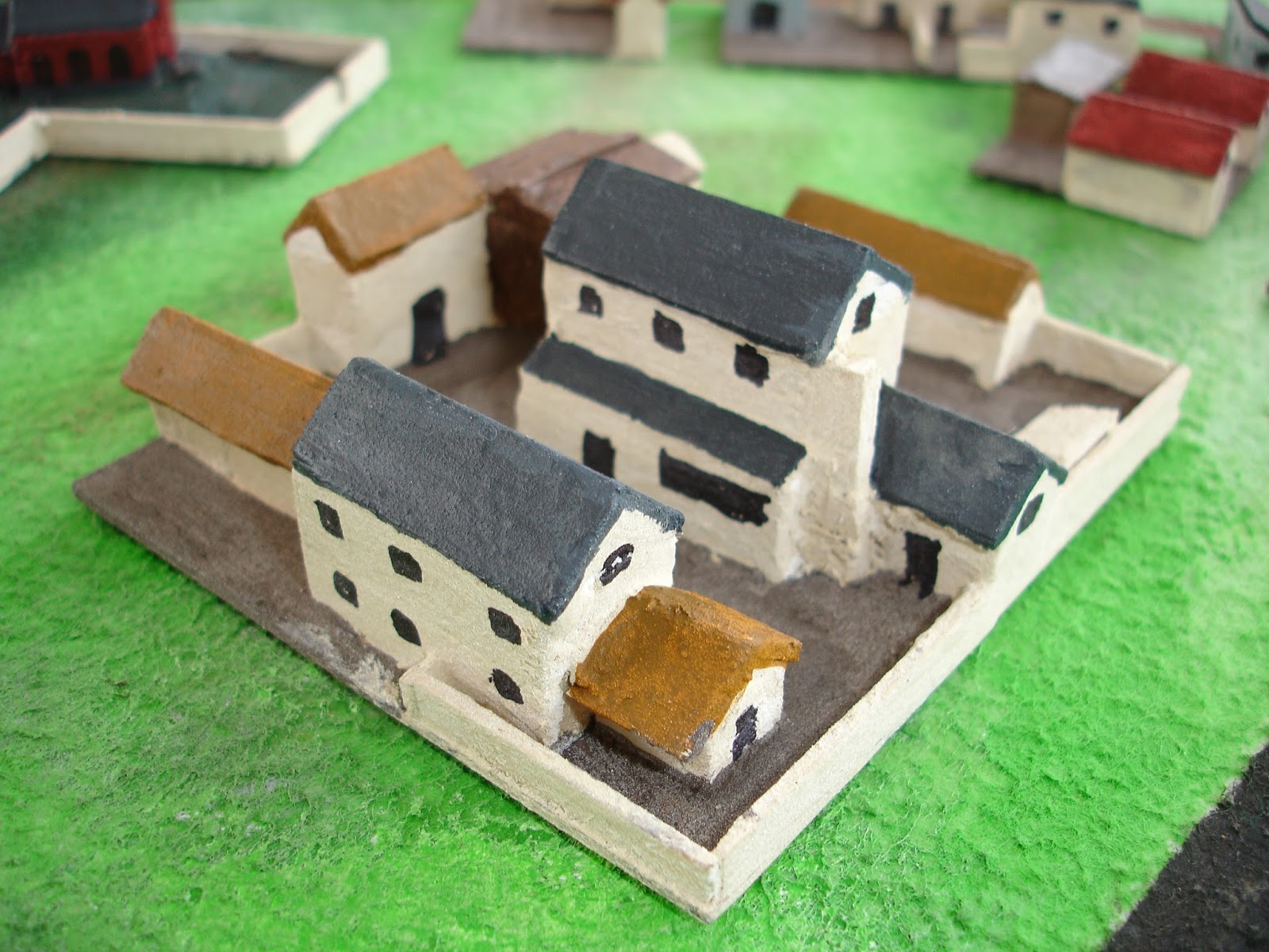 Napoleonic Wargaming Society: Waterloo 2015 in 15mm - The Buildings