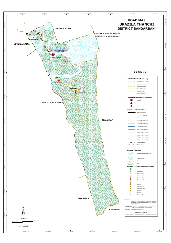 3 Detailed Maps of Thanchi Upazila, Bandarban, Bangladesh - Tourism ...