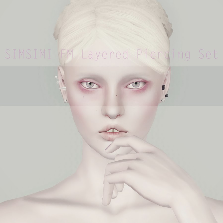 My Sims 3 Blog: Layered Piercings by Simsimi